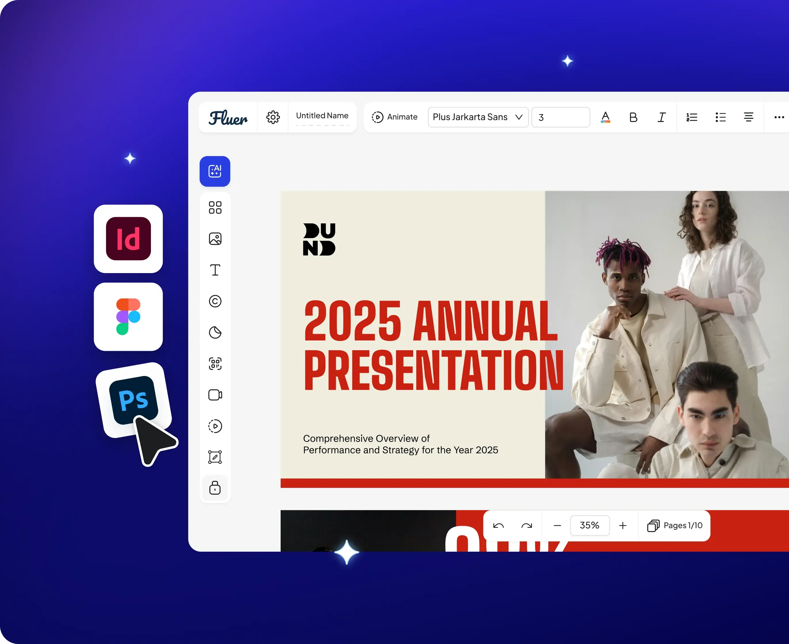 Upload & Edit Any Design File | Work Across Formats | Fluer