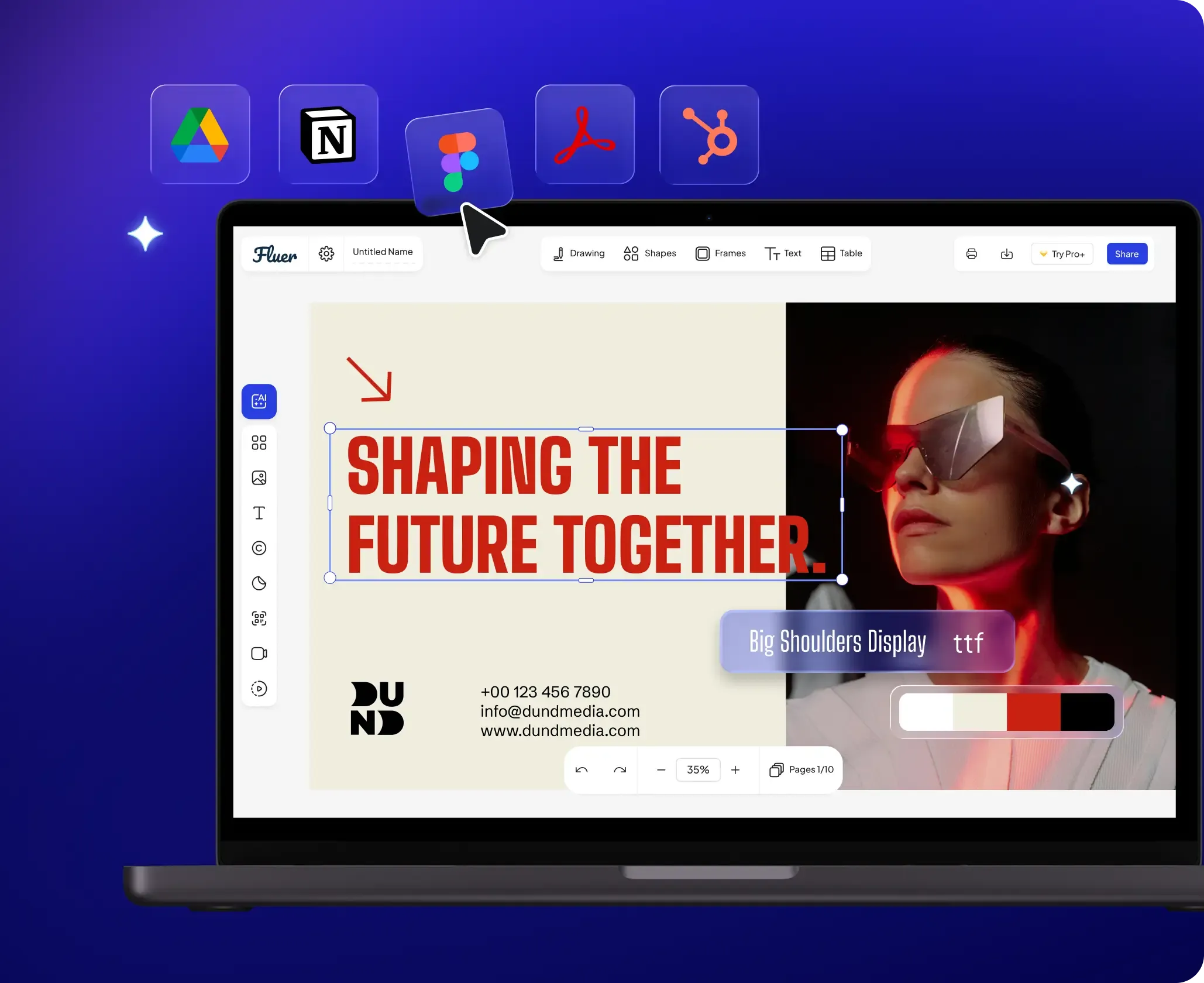 Upload & Edit Any Design File | Work Across Formats | Fluer