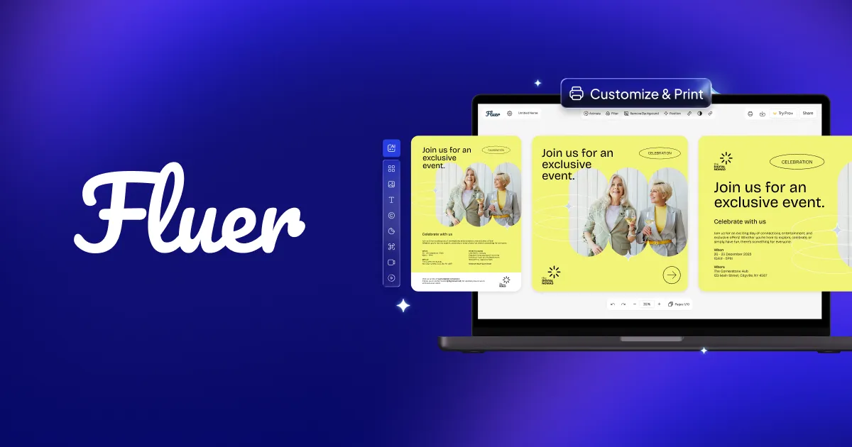 Create Flyers & Posters Online | Fluer