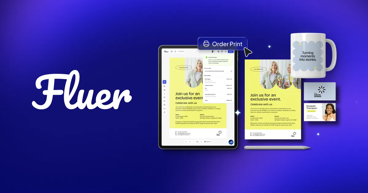 Print Design Templates & Tools for Creatives | Fluer