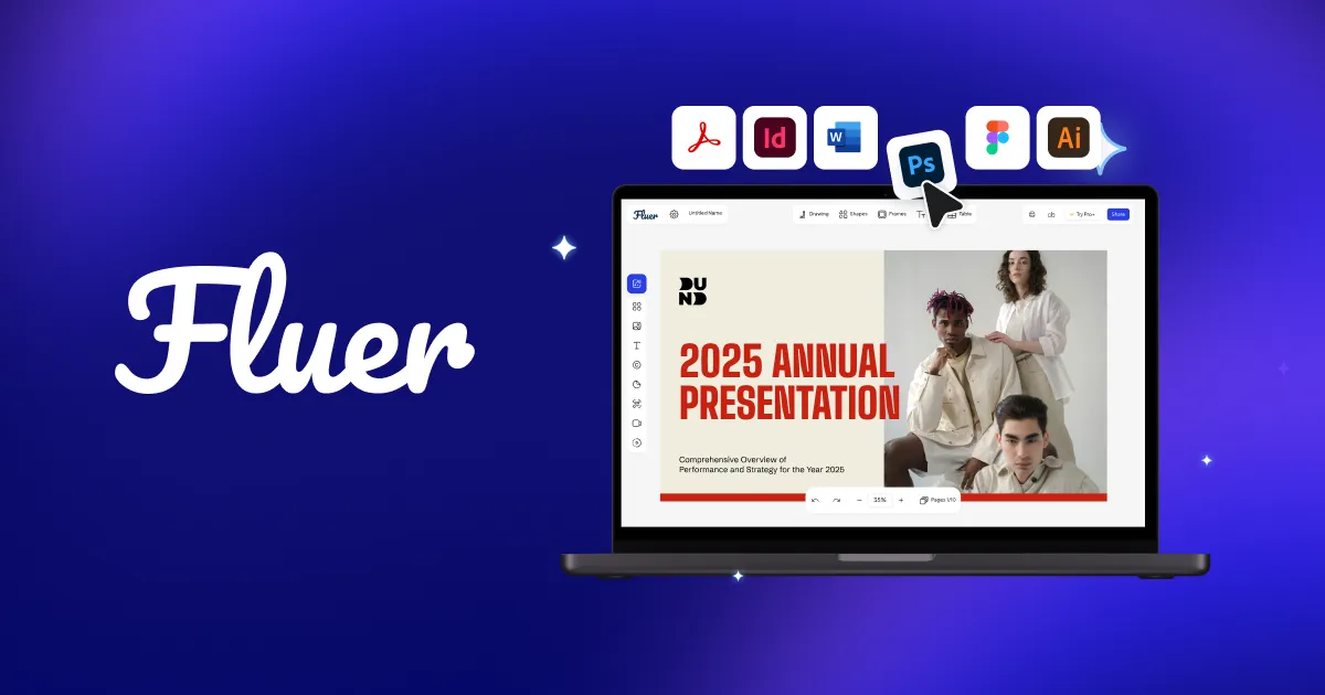 Upload & Edit Any Design File | Work Across Formats | Fluer